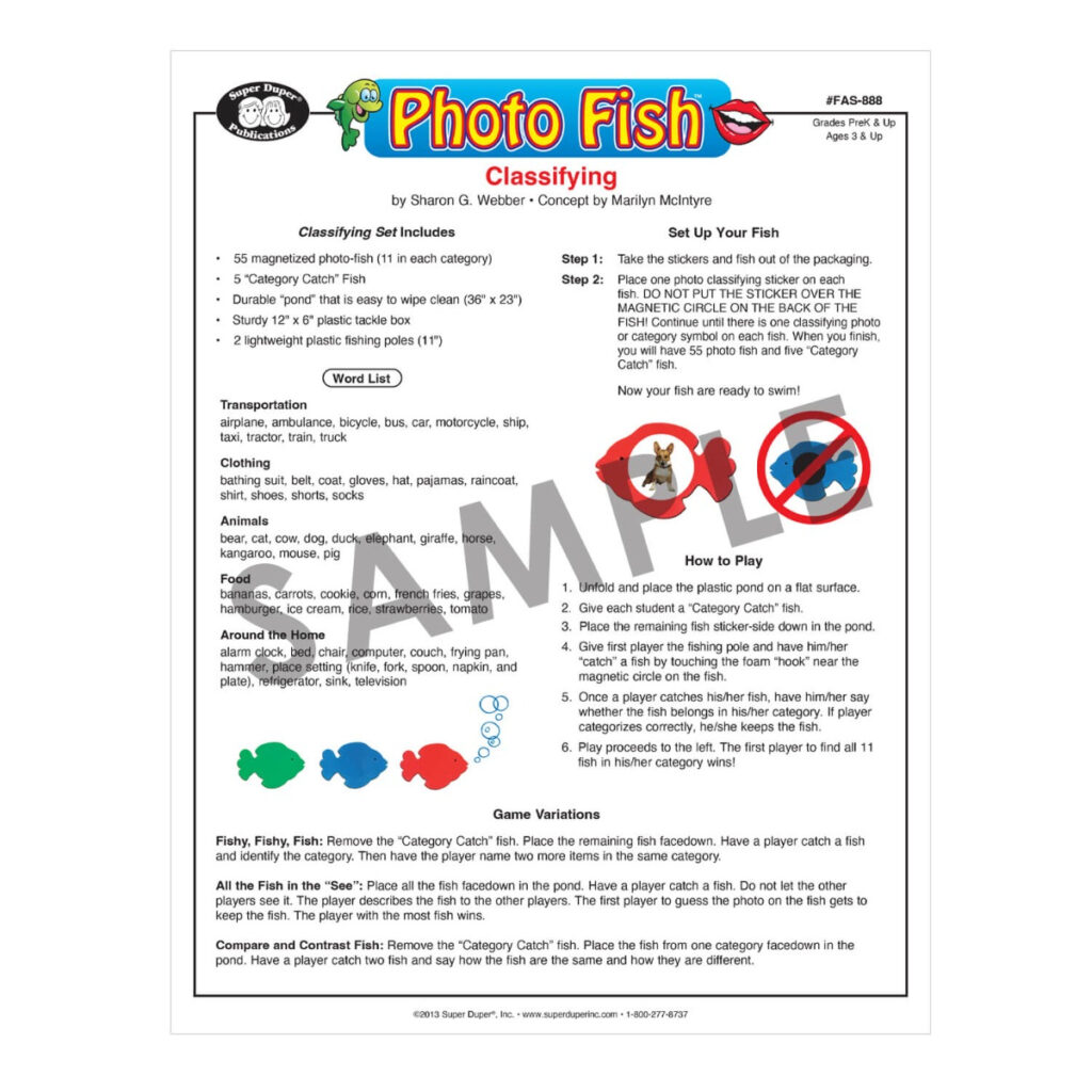 Classifying Photo Fish™ Super Duper - neurofuncionalchile